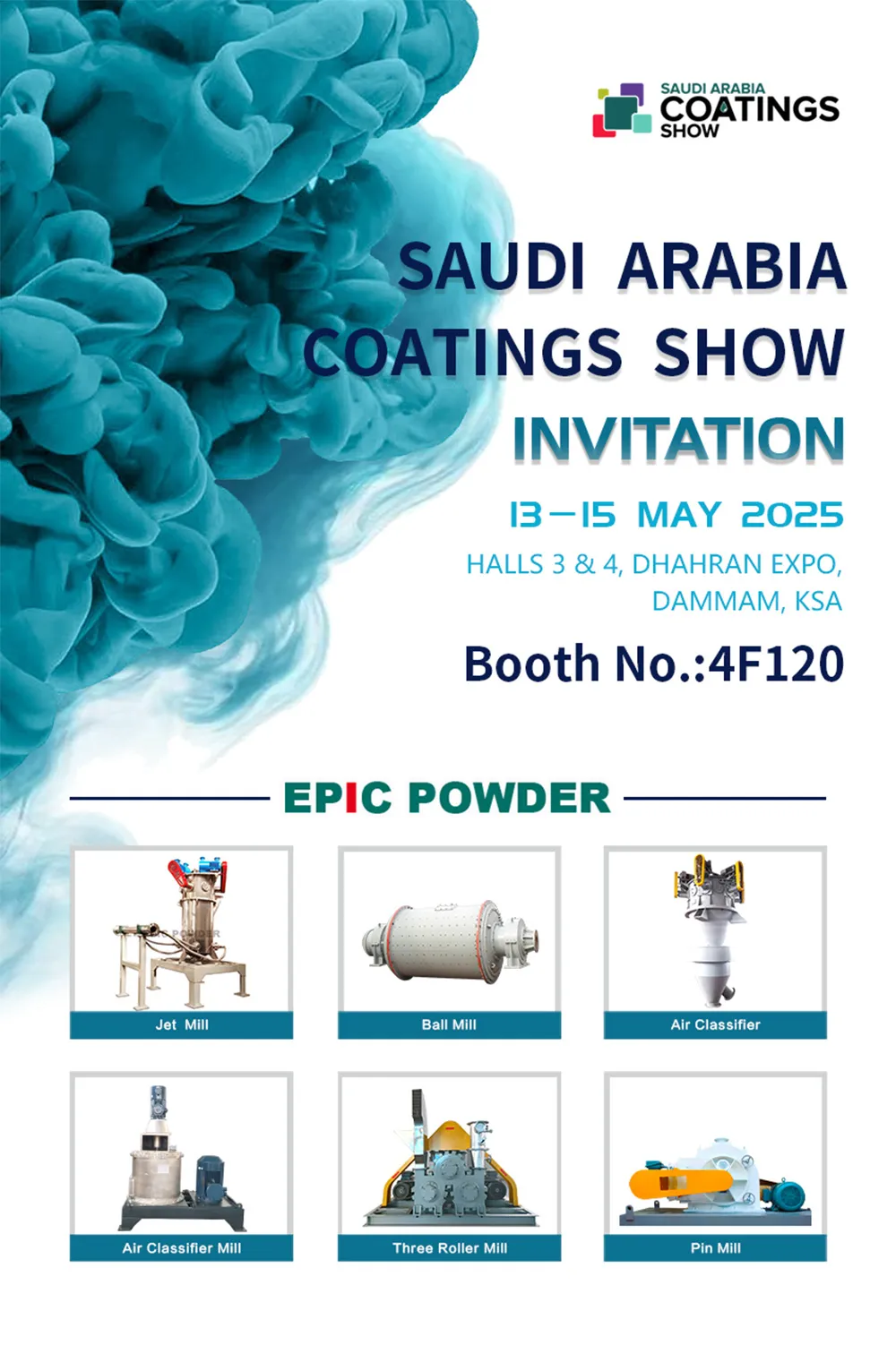 Saudi Arabia Coating Show - EPIC Poederapparatuur